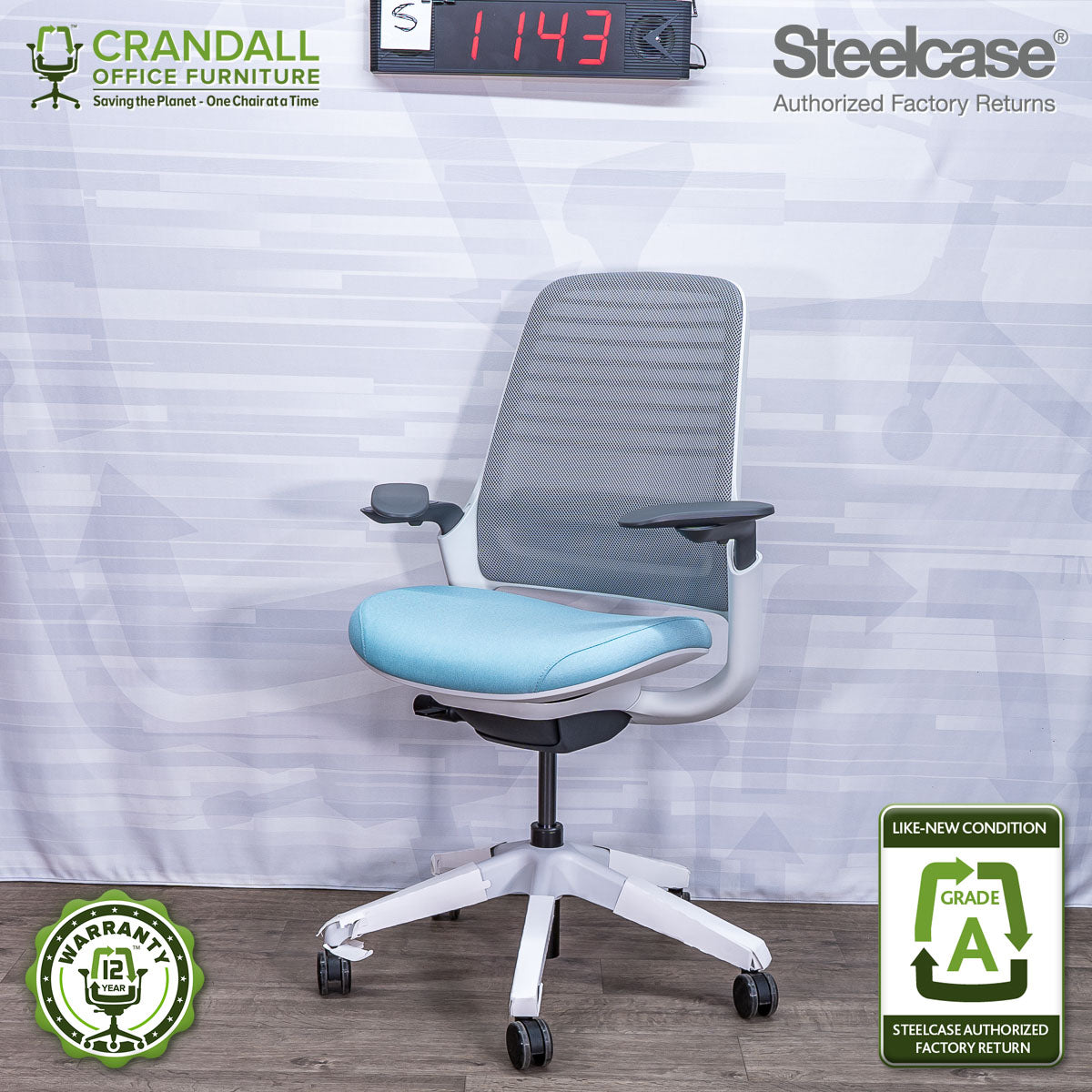 S-1143 - Steelcase Series 1 - Grade A – Crandall Office Furniture