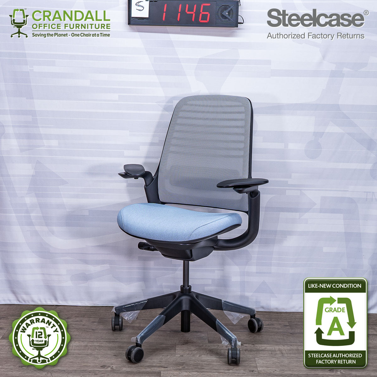 S-1146 - Steelcase Series 1 - Grade A – Crandall Office Furniture