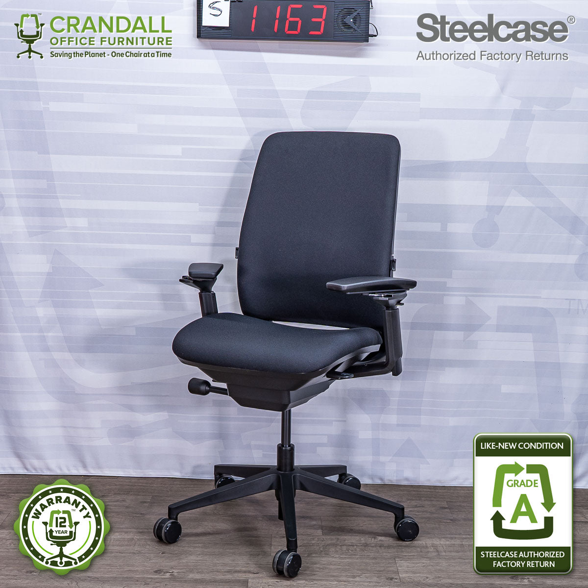 S-1163 - Steelcase Amia - Grade A – Crandall Office Furniture