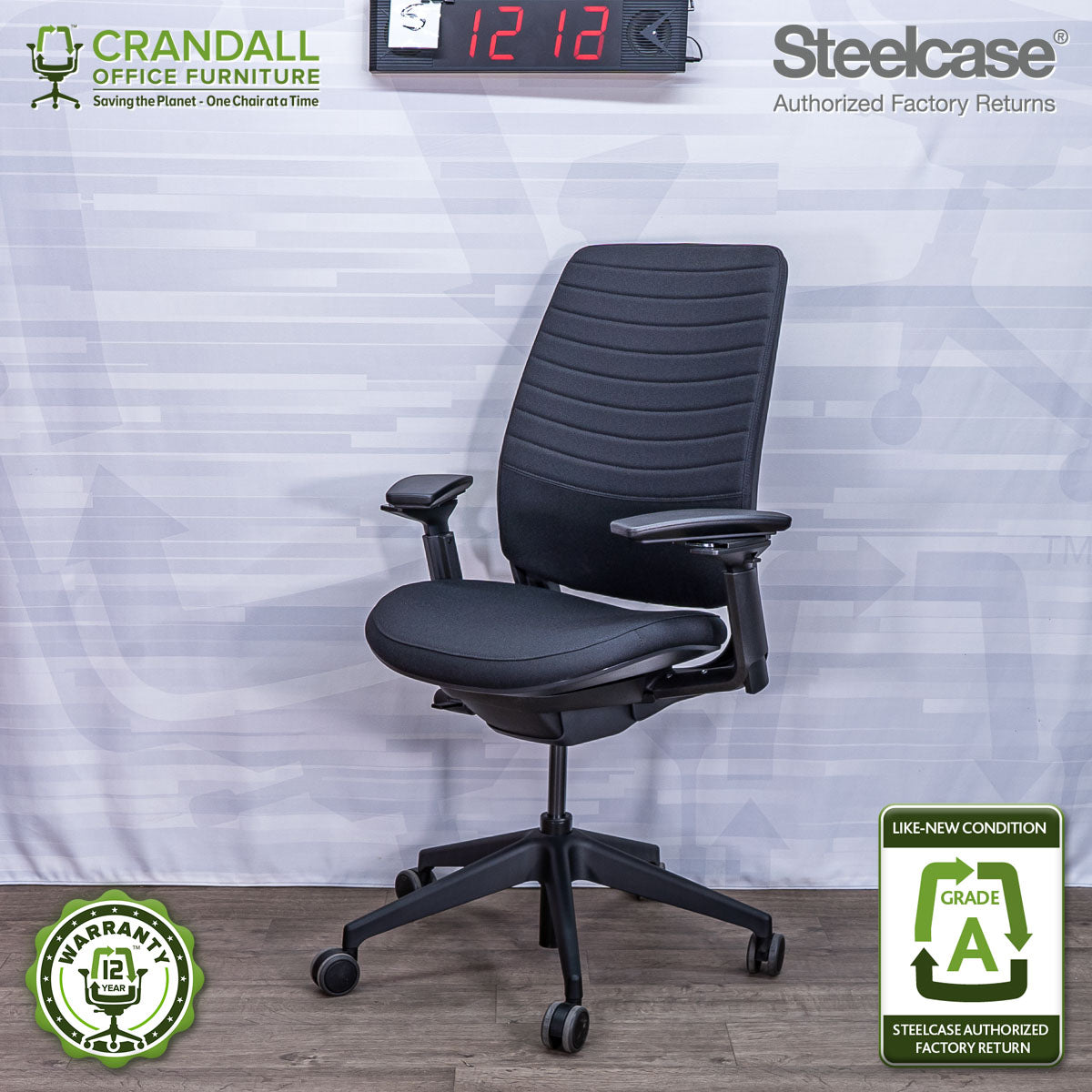 S-1213 - Steelcase Series 2 - Grade A – Crandall Office Furniture