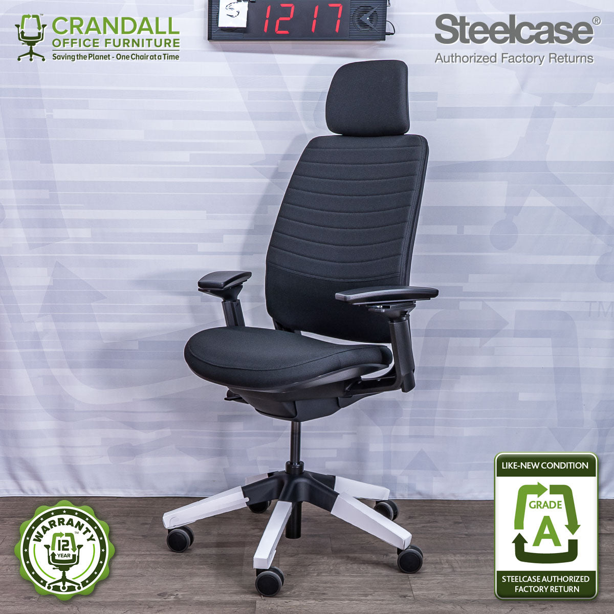 S-1217 - Steelcase Series 2 - Grade A – Crandall Office Furniture