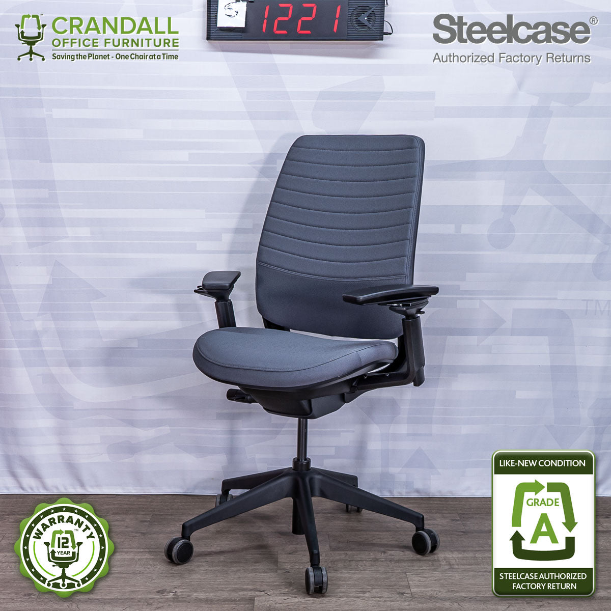 S-1221 - Steelcase Series 2 - Grade A – Crandall Office Furniture