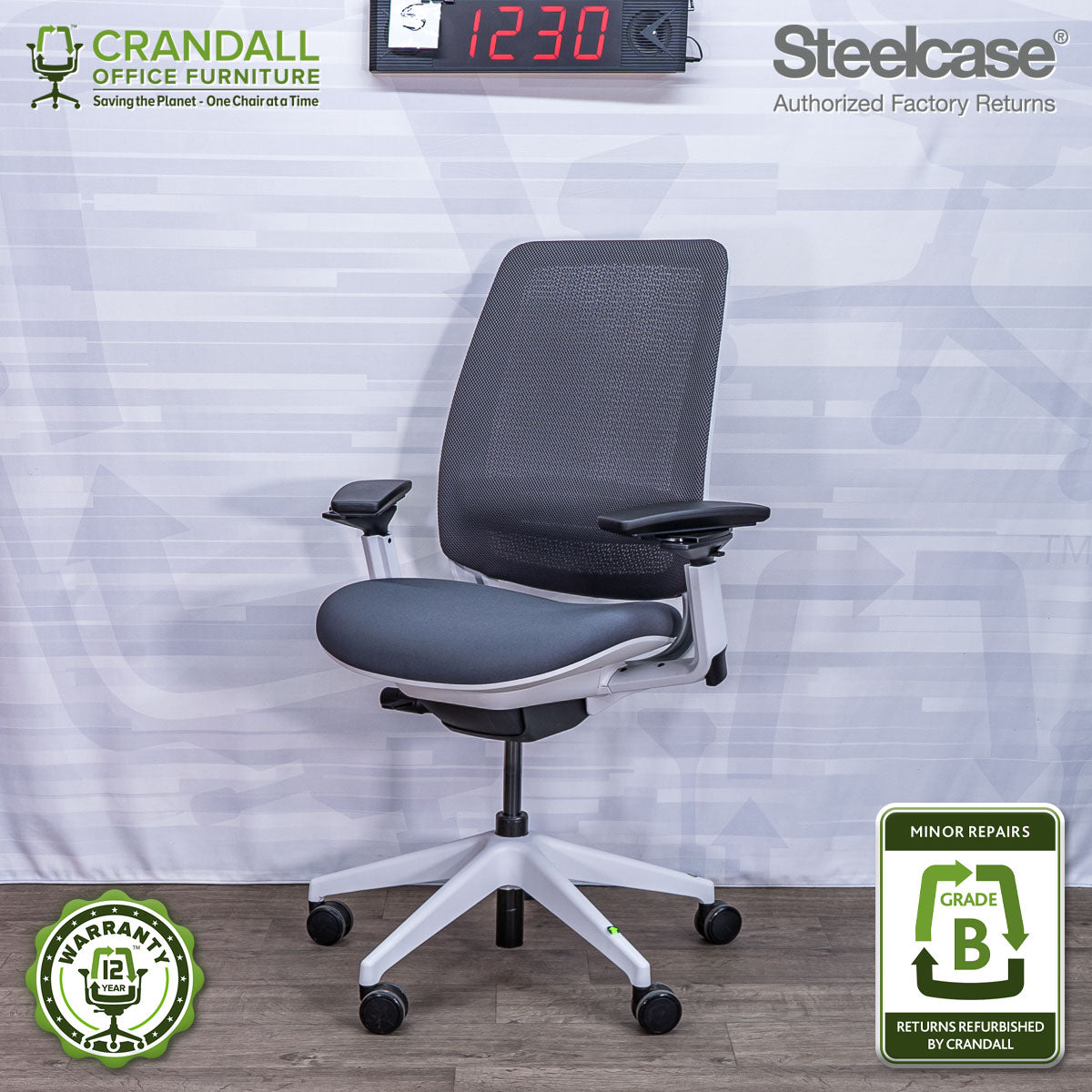 S-1230 - Steelcase Series 2 - Grade B – Crandall Office Furniture