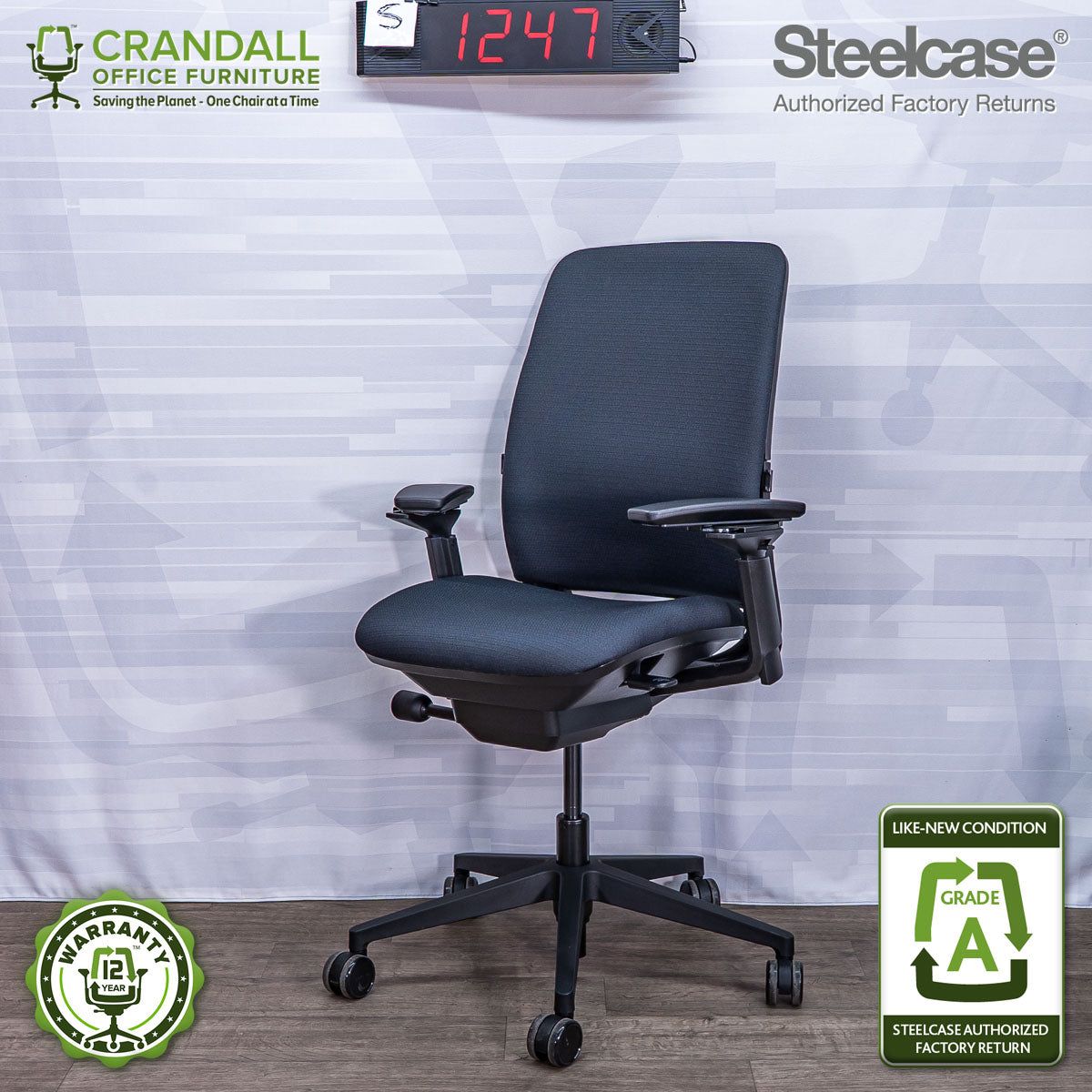 S-1247 - Steelcase Amia - Grade A – Crandall Office Furniture