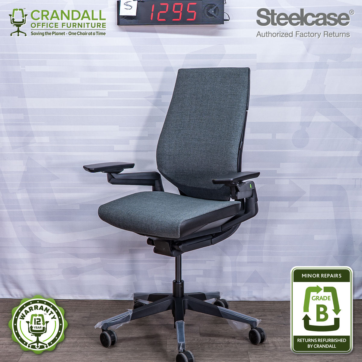 S-1295 - Steelcase Gesture - Grade B – Crandall Office Furniture