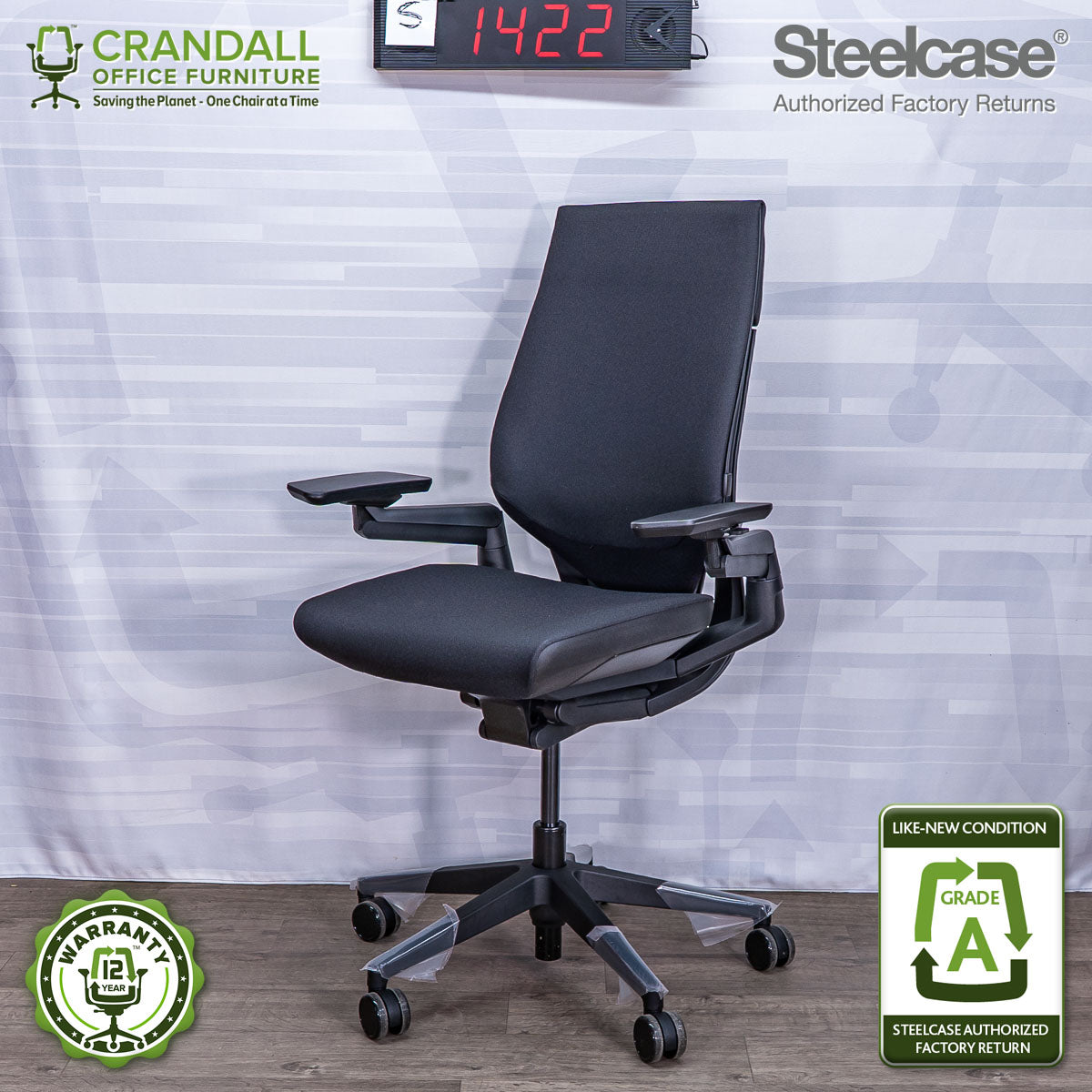 S-1422 - Steelcase Gesture - Grade A – Crandall Office Furniture