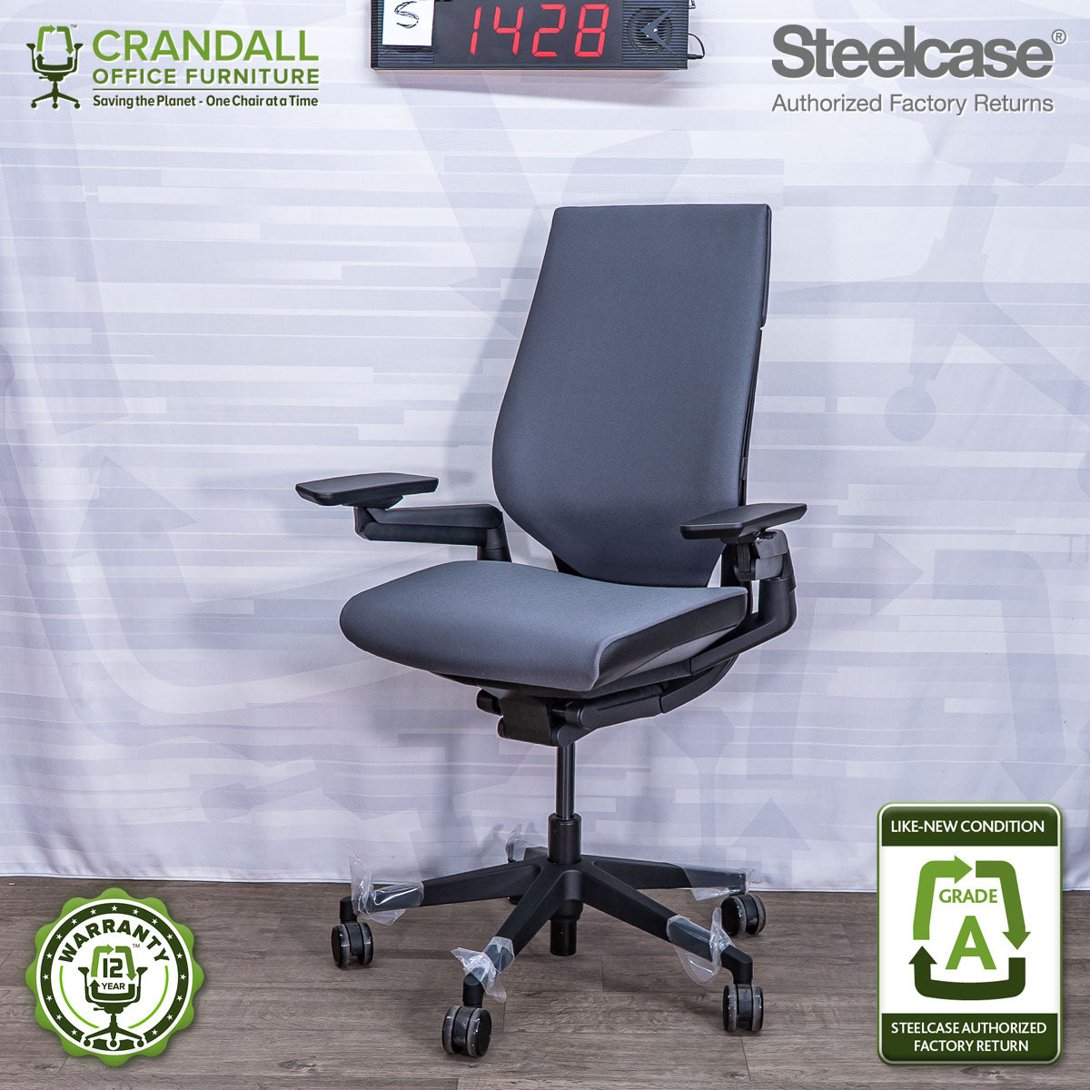 S-1428 - Steelcase Gesture - Grade A – Crandall Office Furniture