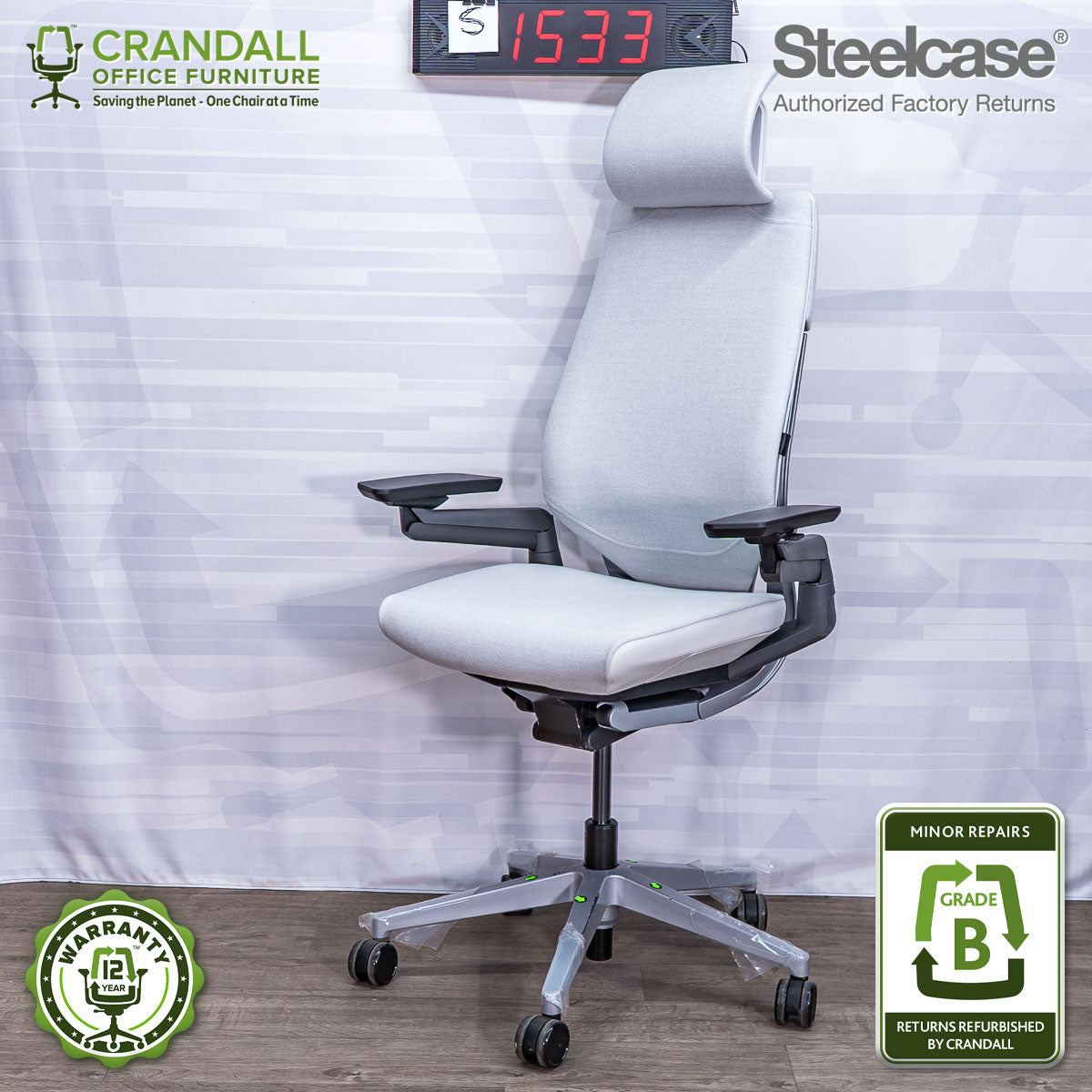 S-1533 - Steelcase Gesture - Grade B – Crandall Office Furniture