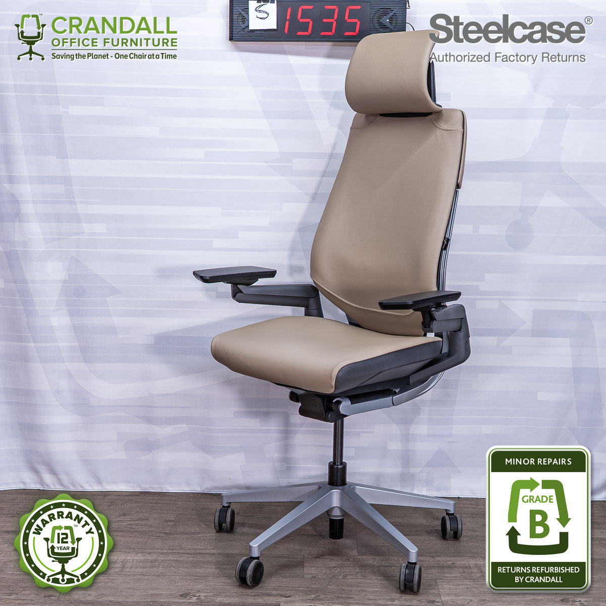 S-1535 - Steelcase Gesture - Grade B – Crandall Office Furniture
