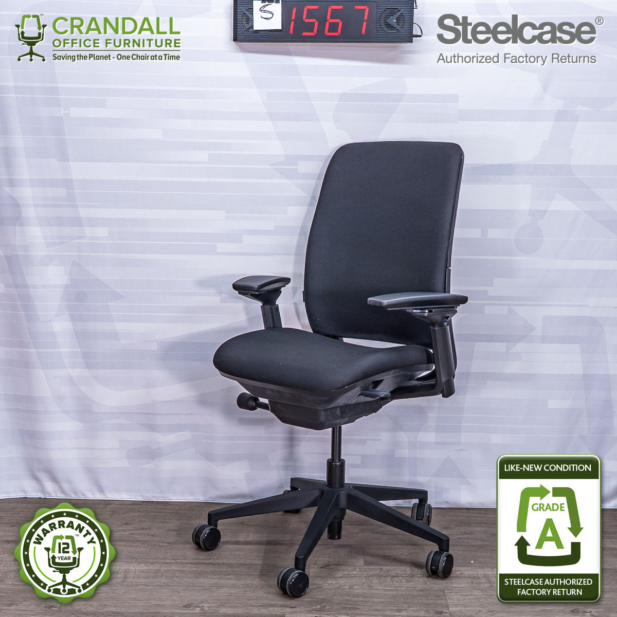 S-1567 - Steelcase Amia - Grade A – Crandall Office Furniture