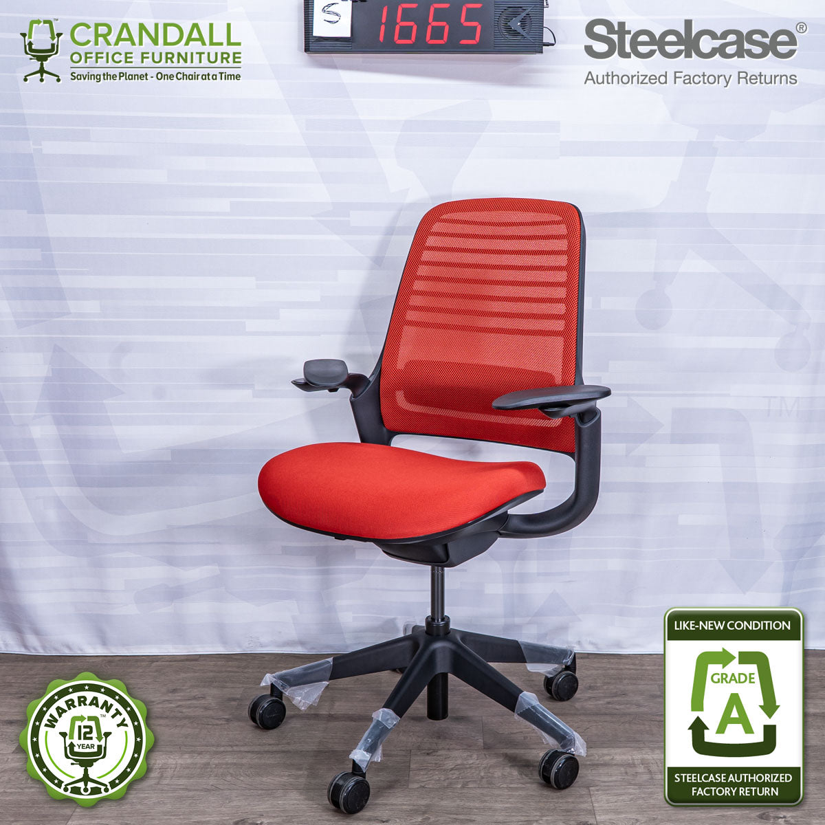 S-1665 - Steelcase Series 1 - Grade A – Crandall Office Furniture