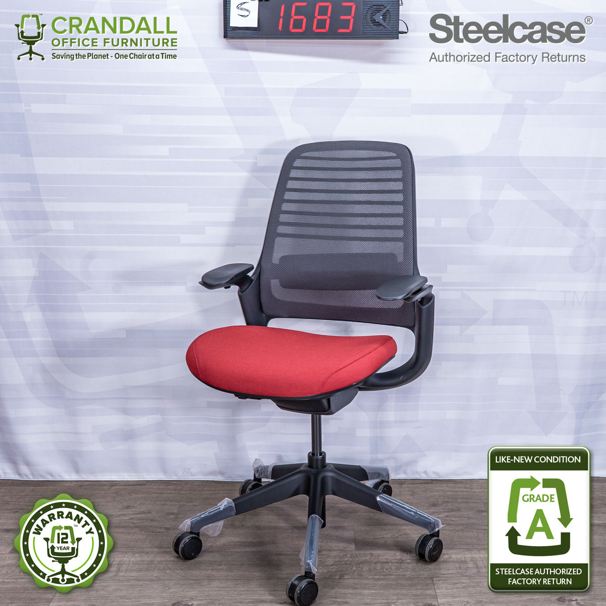 S-1683 - Steelcase Series 1 - Grade A – Crandall Office Furniture