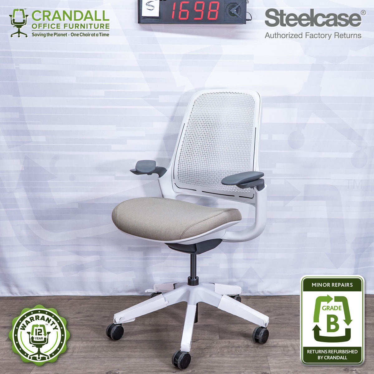 S-1698 - Steelcase Series 1 - Grade B – Crandall Office Furniture