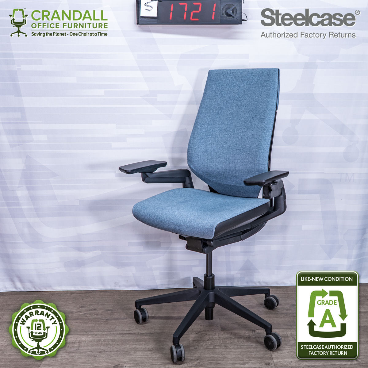 S-1721 - Steelcase Gesture - Grade A – Crandall Office Furniture