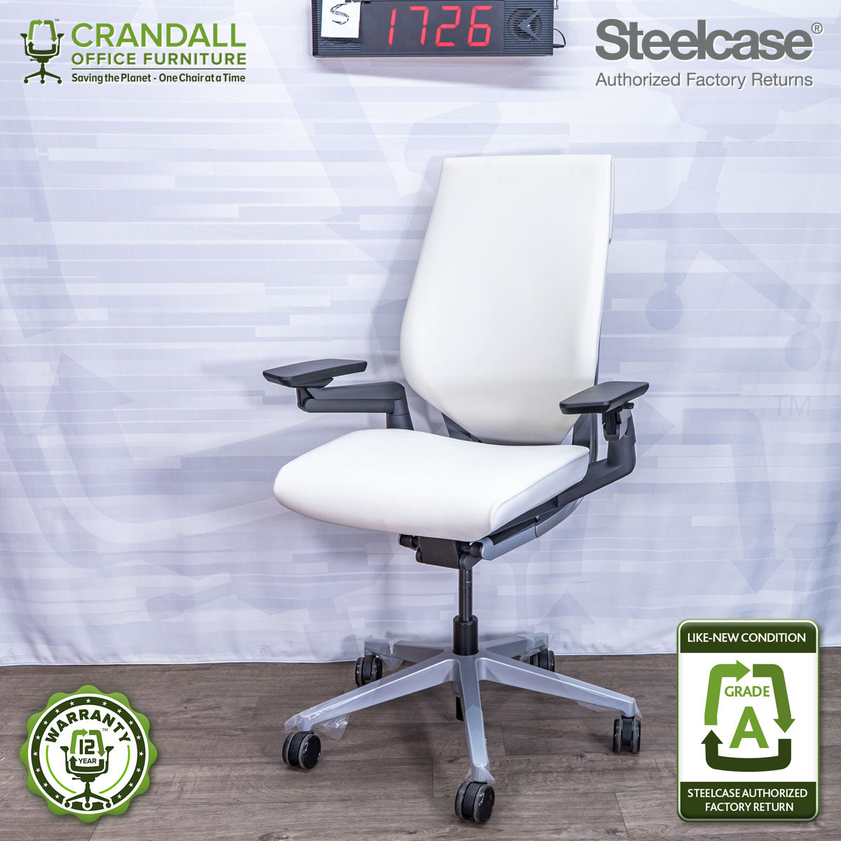 S-1726 - Steelcase Gesture - Grade A – Crandall Office Furniture