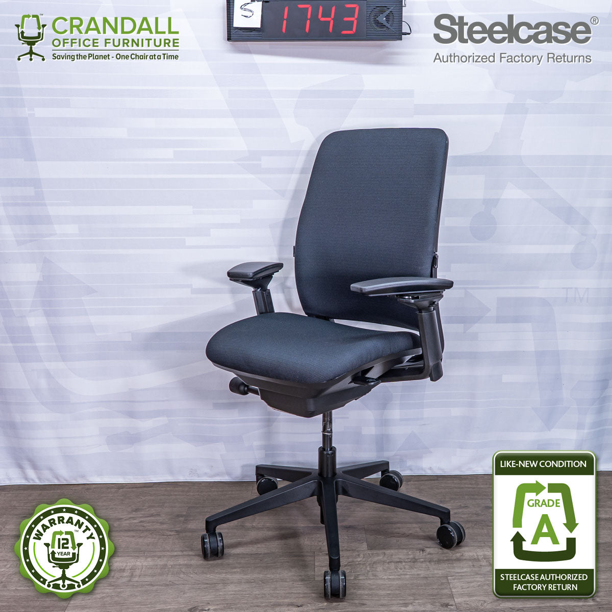 S-1743 - Steelcase Amia - Grade A – Crandall Office Furniture