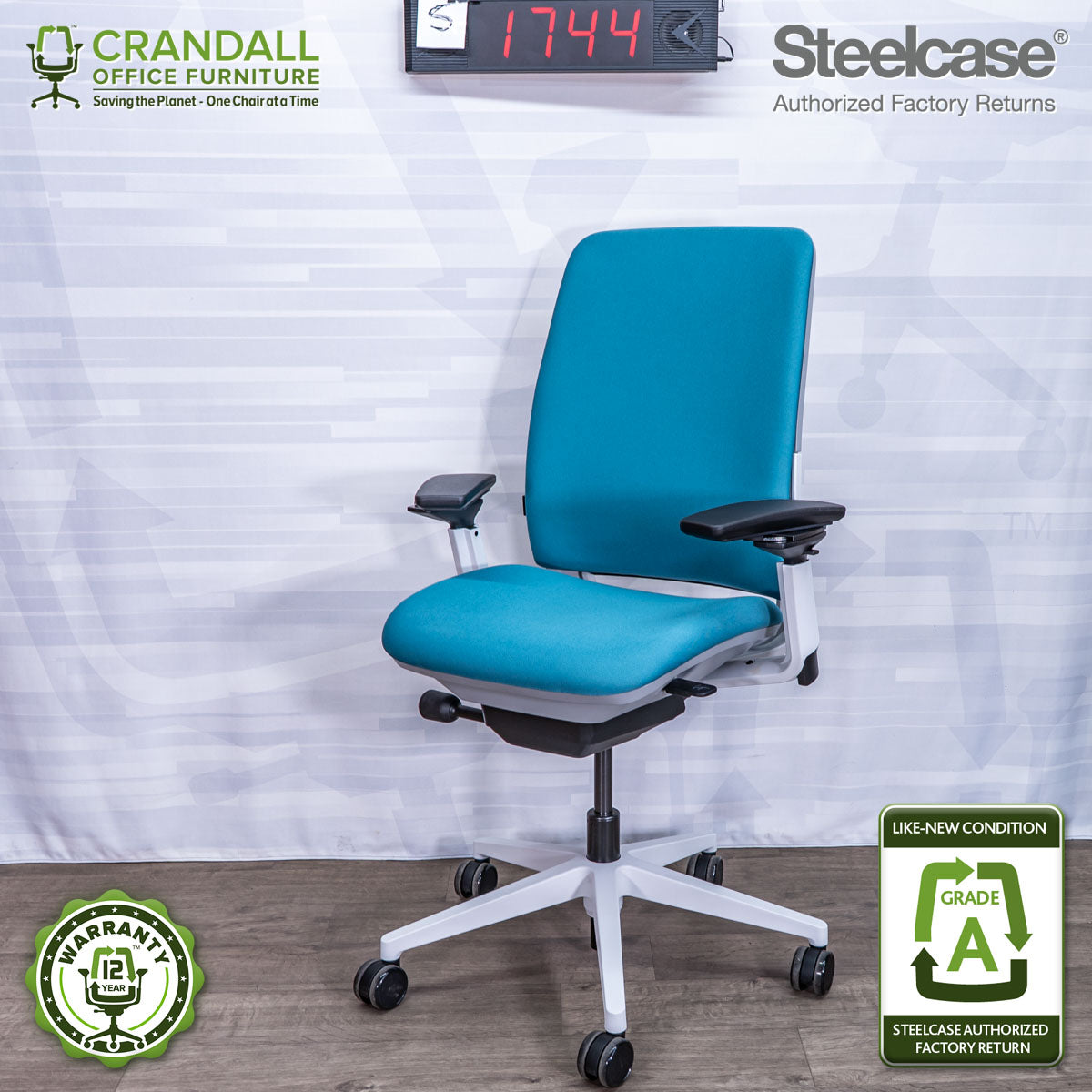 S-1744 - Steelcase Amia - Grade A – Crandall Office Furniture