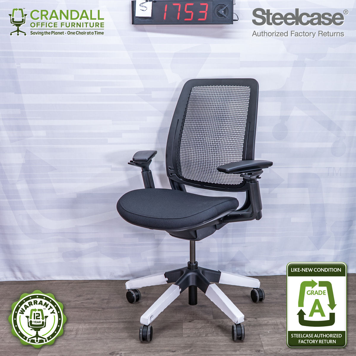 S-1753 - Steelcase Series 2 - Grade A – Crandall Office Furniture