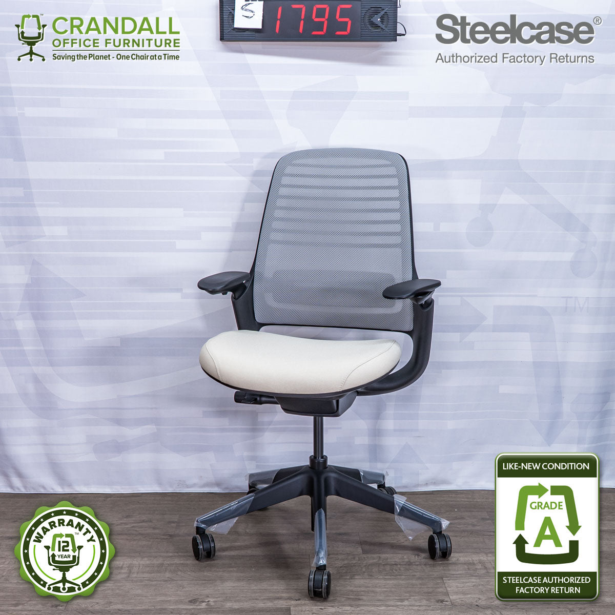S-1795 - Steelcase Series 1 - Grade A – Crandall Office Furniture