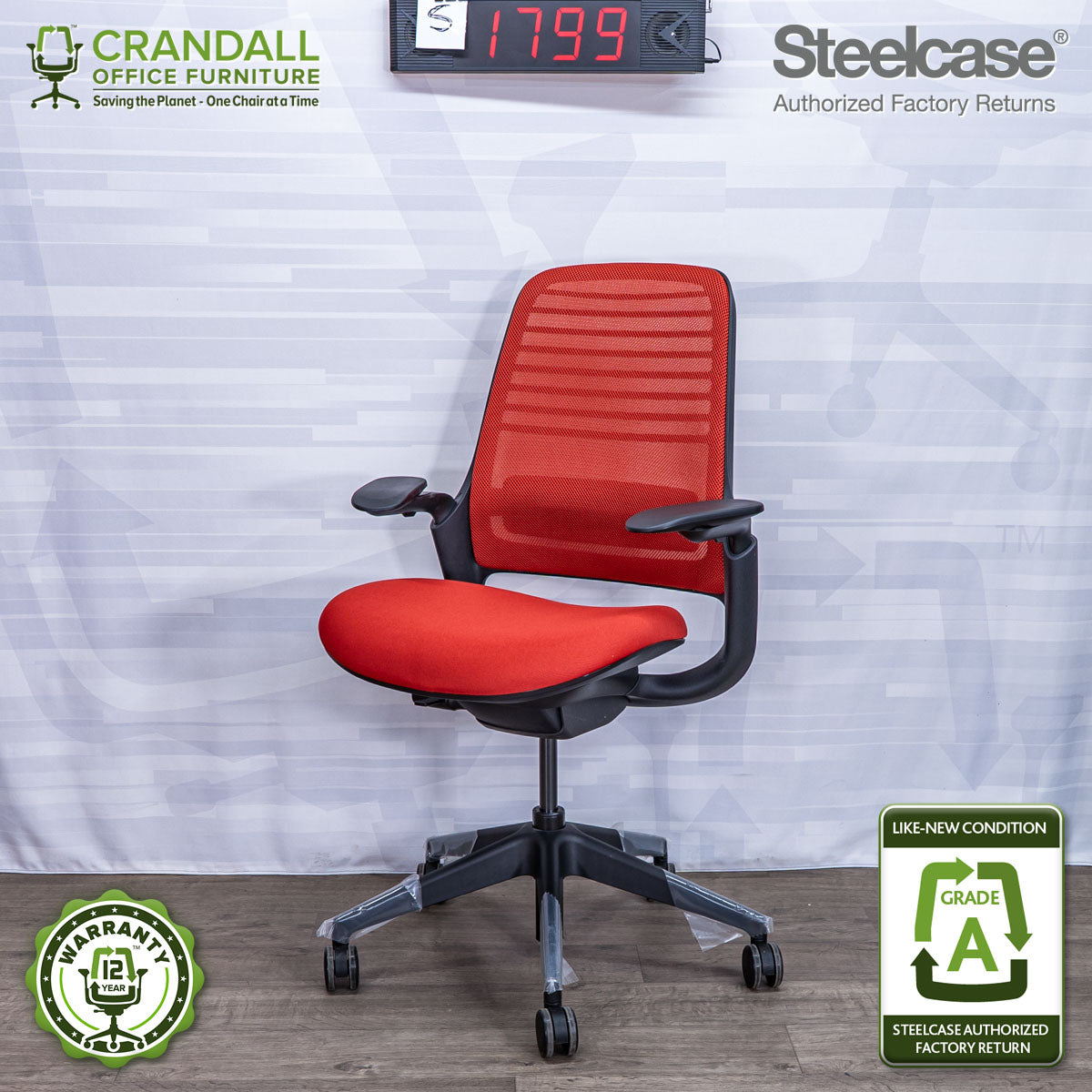 S-1799 - Steelcase Series 1 - Grade A – Crandall Office Furniture
