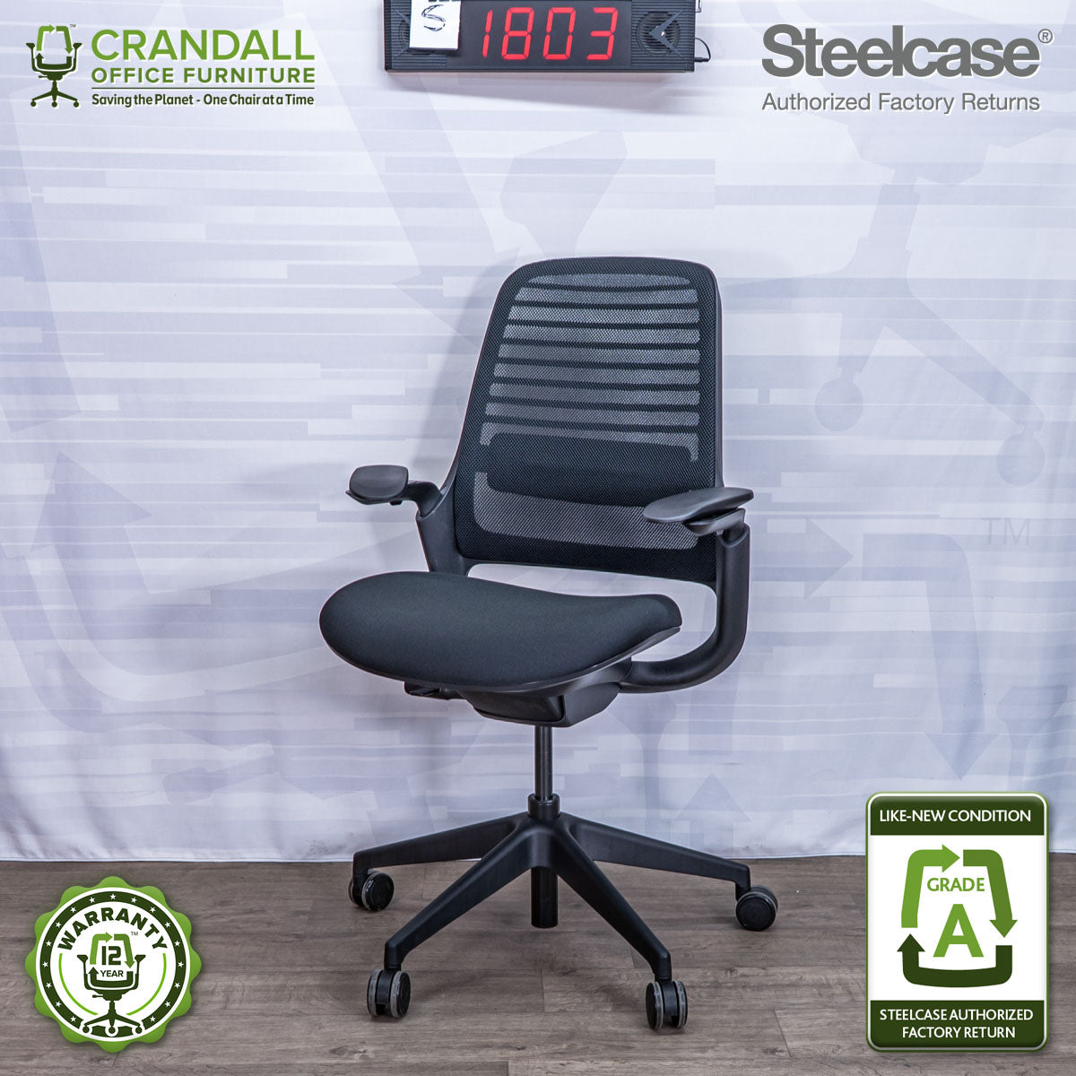 S-1803 - Steelcase Series 1 - Grade A – Crandall Office Furniture