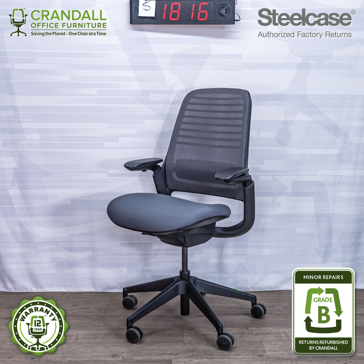 S-1816 - Steelcase Series 1 - Grade B – Crandall Office Furniture