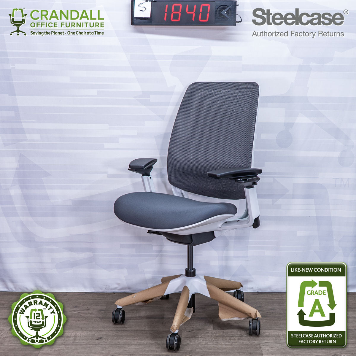 S-1840 - Steelcase Series 2 - Grade A – Crandall Office Furniture
