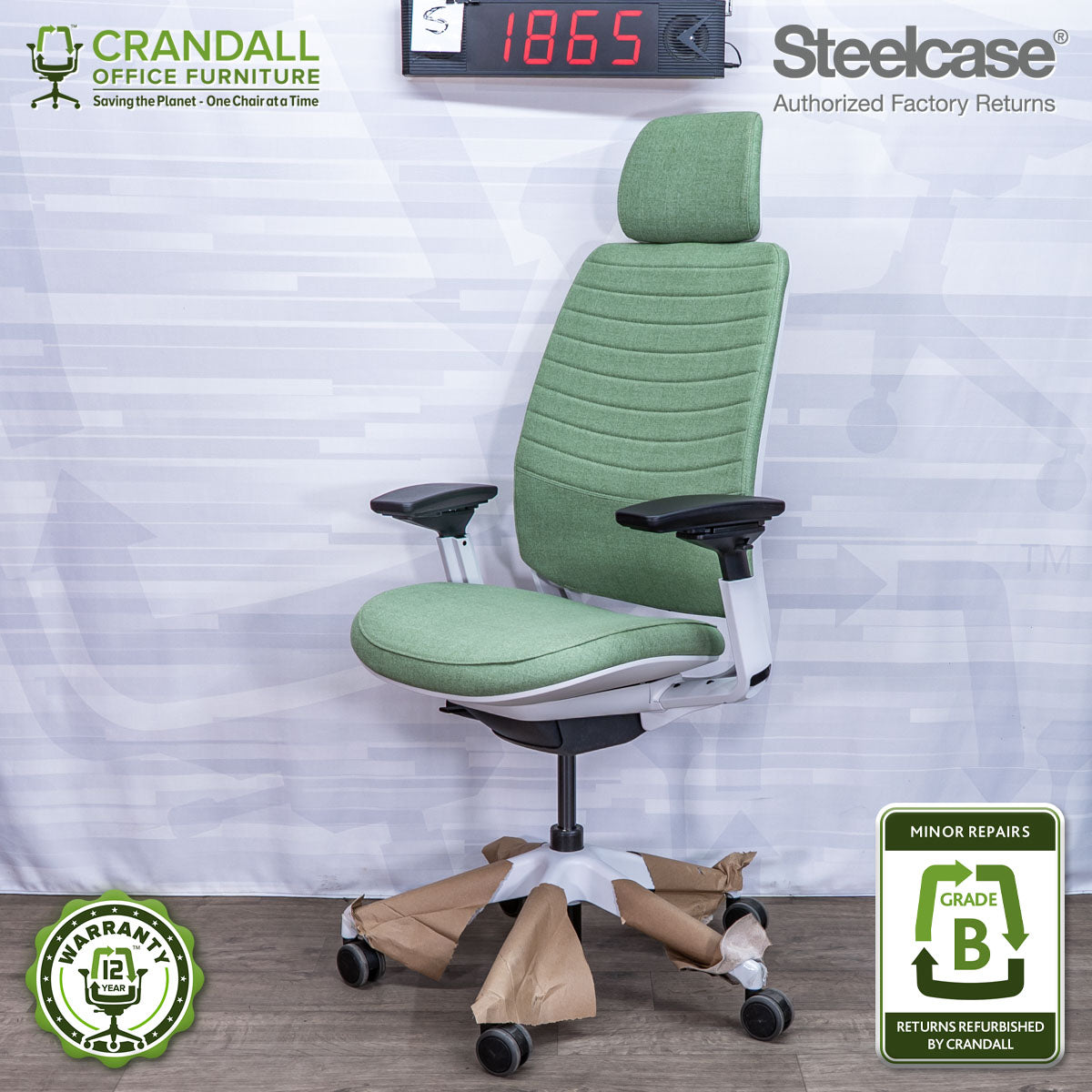 S-1865 - Steelcase Series 2 - Grade B – Crandall Office Furniture