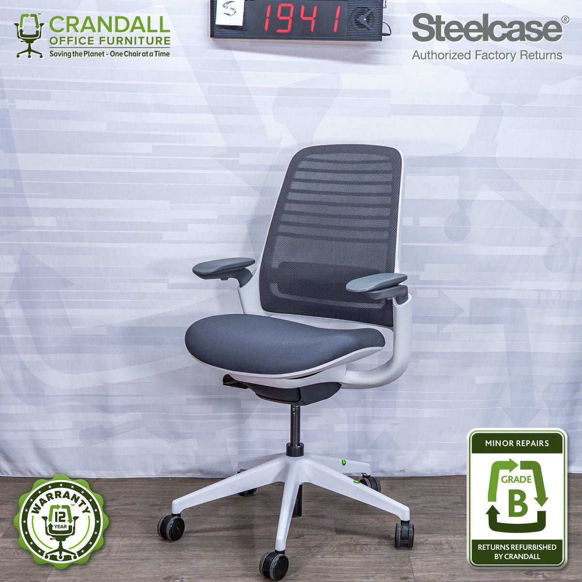 S-1941 - Steelcase Series 1 - Grade B – Crandall Office Furniture