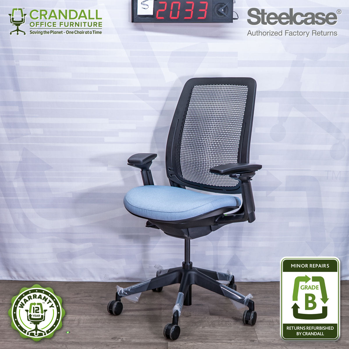 S-2033 - Steelcase Series 2 - Grade B – Crandall Office Furniture