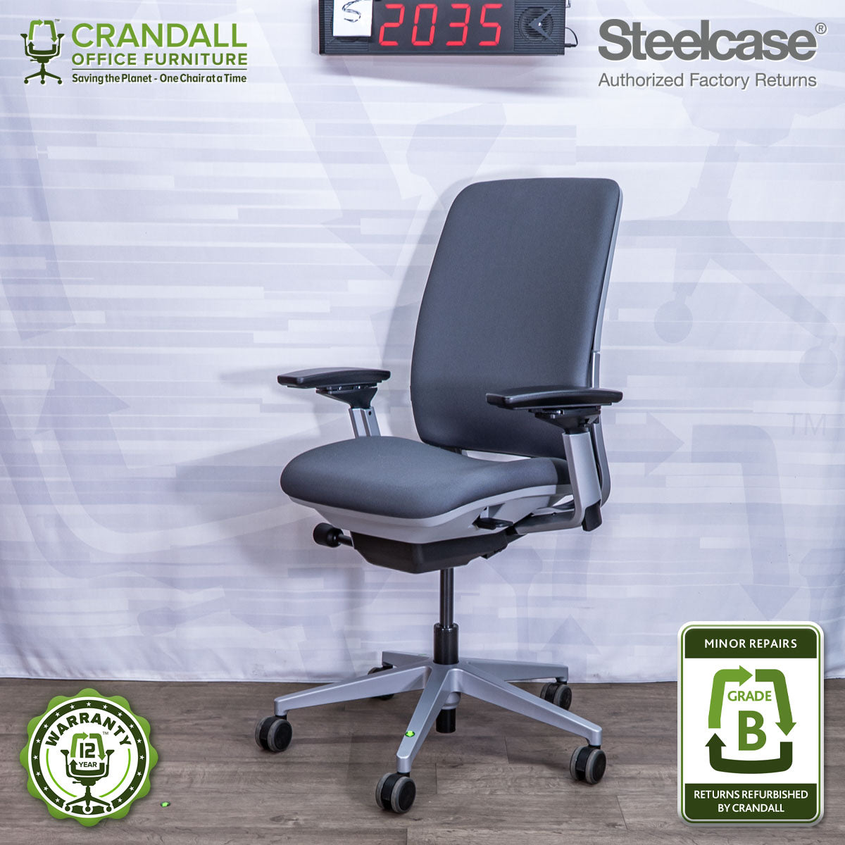 S-2035 - Steelcase Amia - Grade B – Crandall Office Furniture