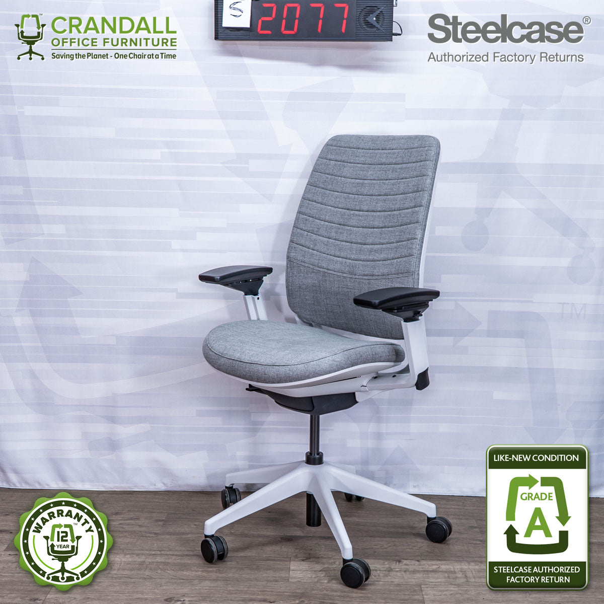 S-2077 - Steelcase Series 2 - Grade A – Crandall Office Furniture