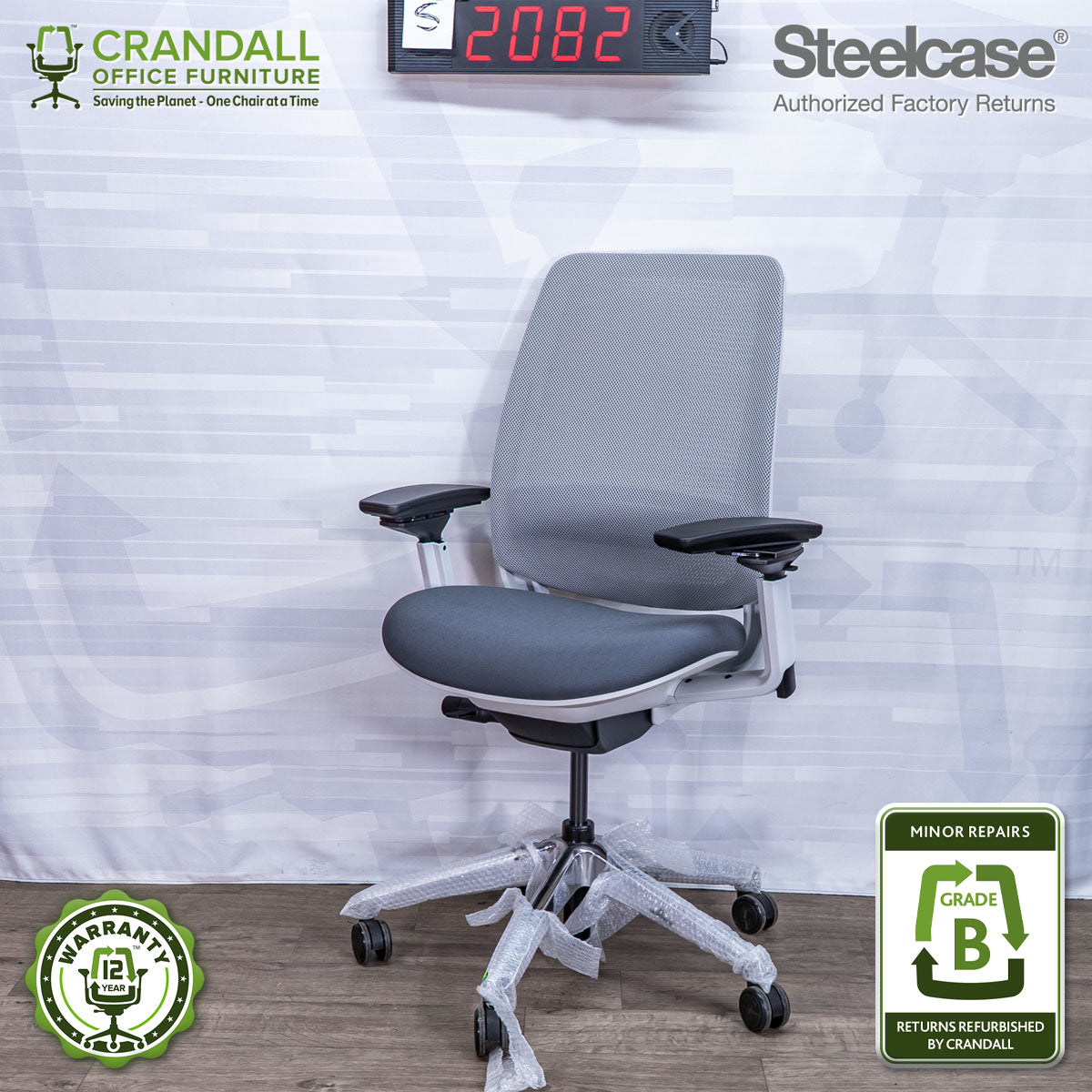 S-2082 - Steelcase Series 2 - Grade B – Crandall Office Furniture