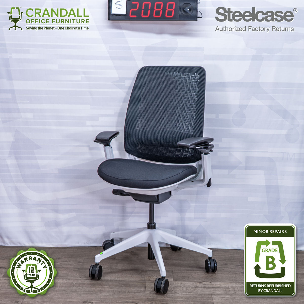 S-2088 - Steelcase Series 2 - Grade B – Crandall Office Furniture
