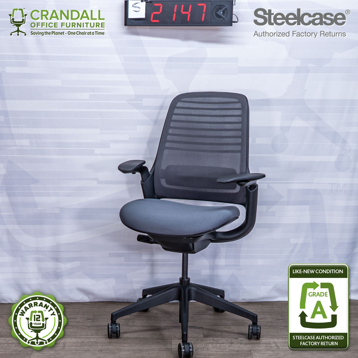 S-2147 - Steelcase Series 1 - Grade A – Crandall Office Furniture