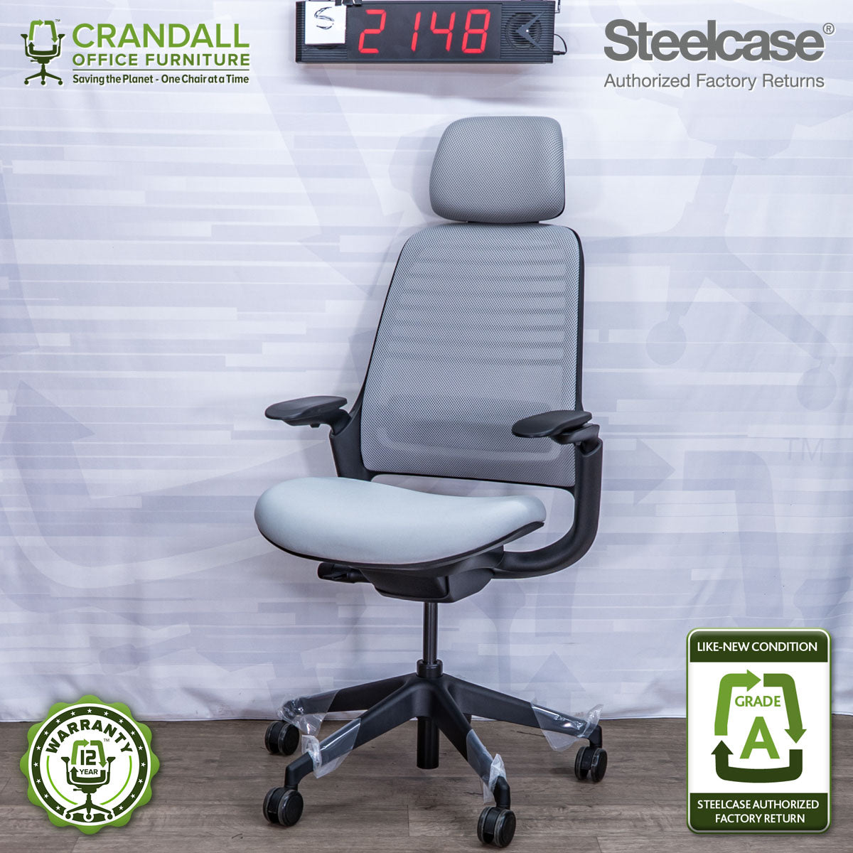 S-2148 - Steelcase Series 1 - Grade A – Crandall Office Furniture