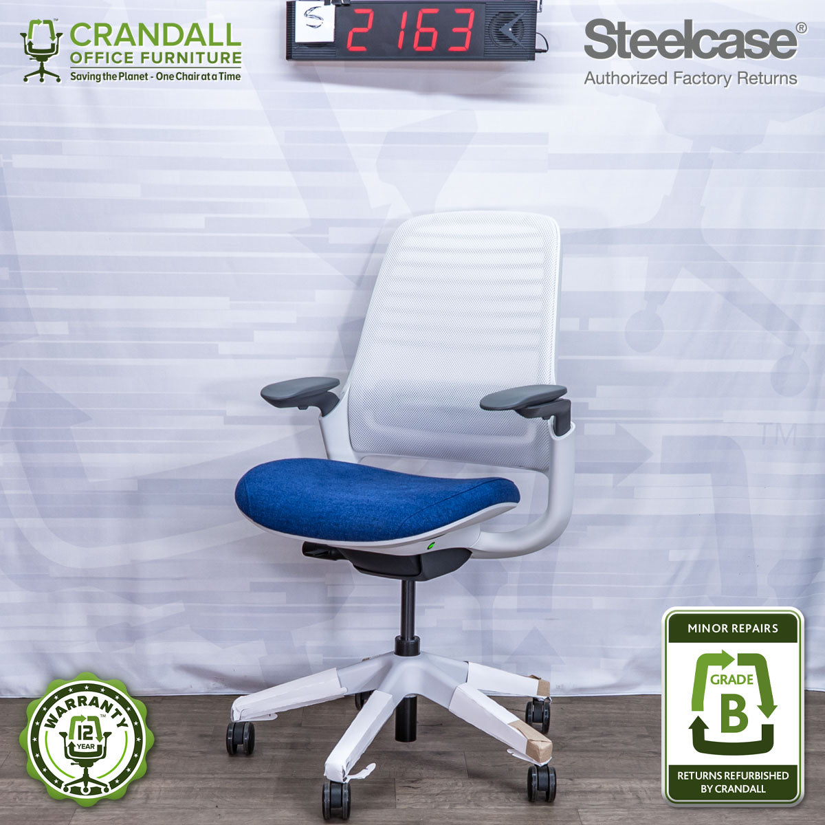 S-2163 - Steelcase Series 1 - Grade B – Crandall Office Furniture