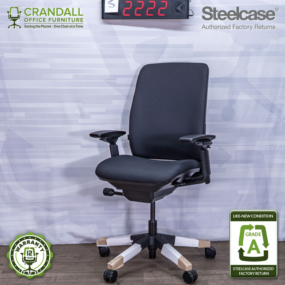 S-2222 - Steelcase Amia - Grade A – Crandall Office Furniture