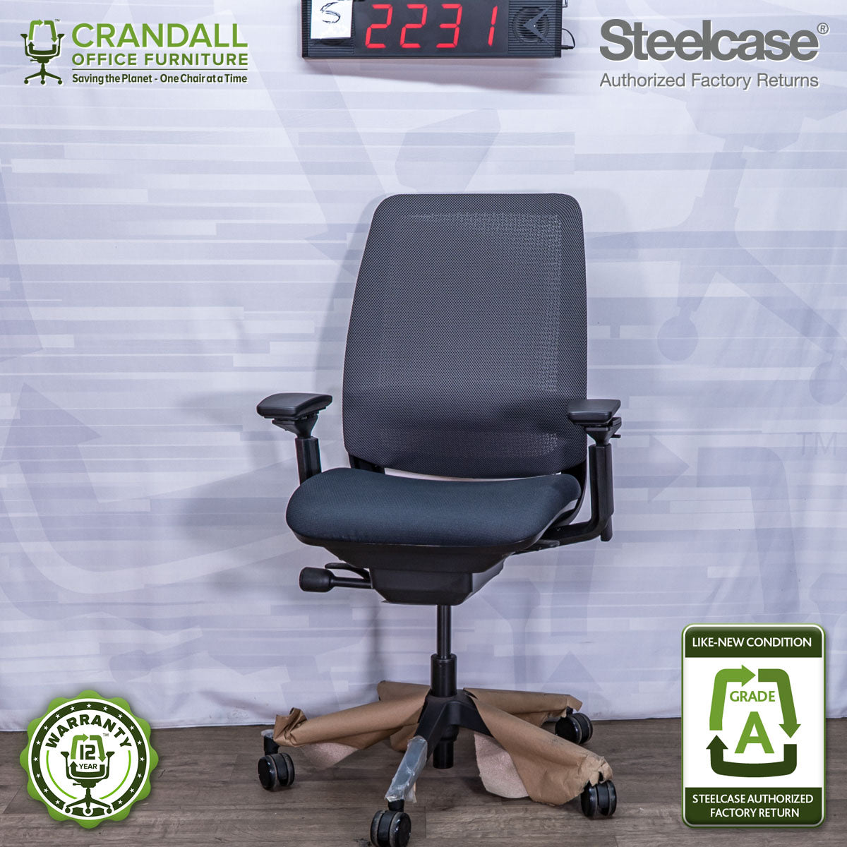 S-2231 - Steelcase Amia - Grade A – Crandall Office Furniture