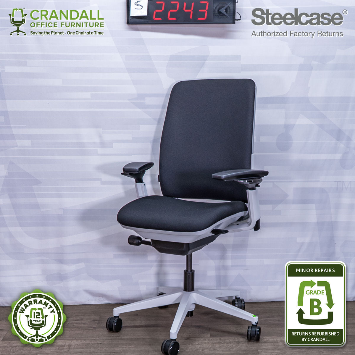 S-2243 - Steelcase Amia - Grade B – Crandall Office Furniture