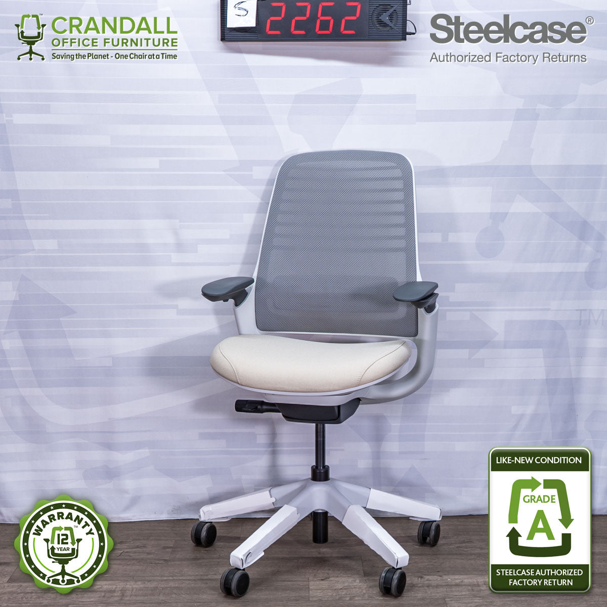 S-2262 - Steelcase Series 1 - Grade A – Crandall Office Furniture