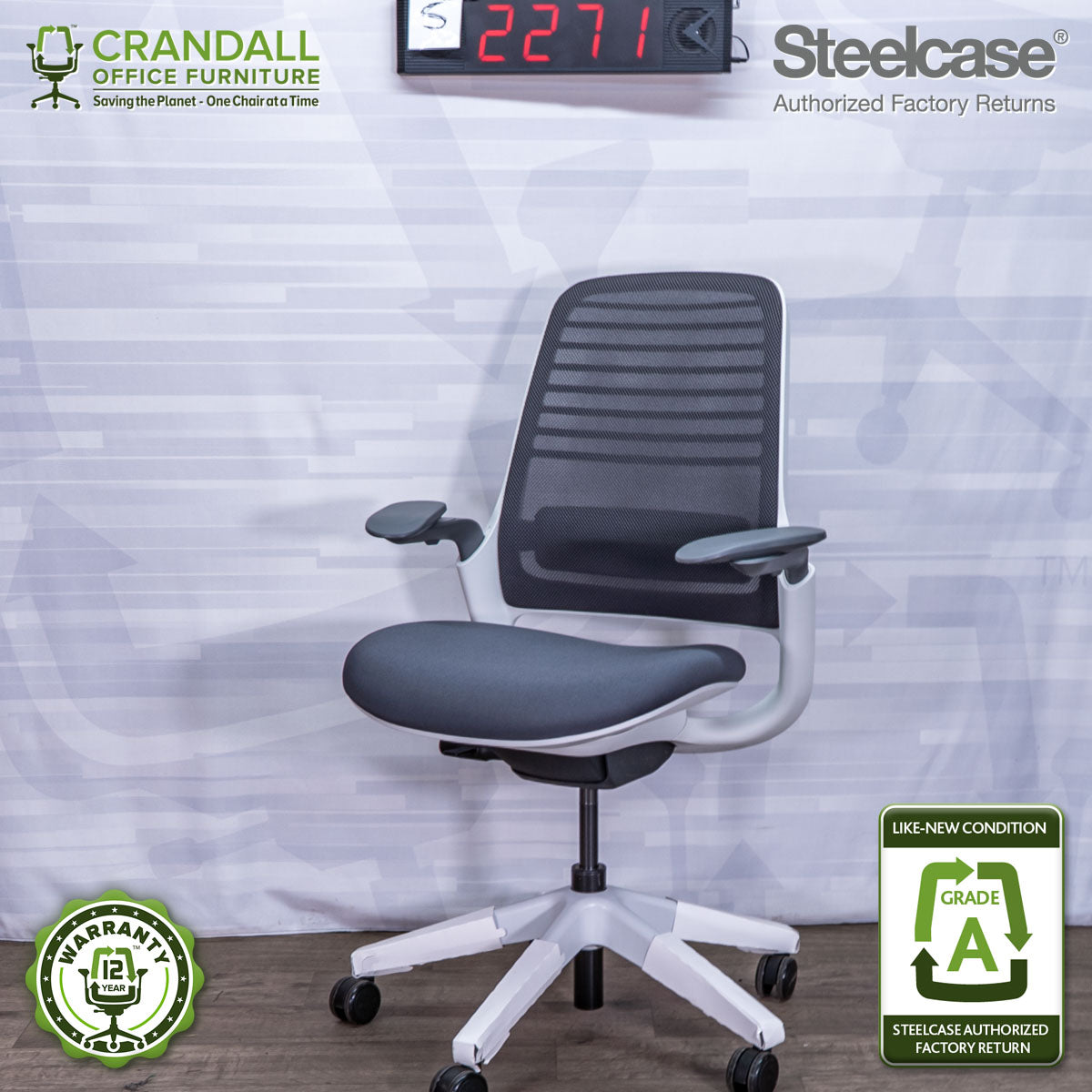 S-2271 - Steelcase Series 1 - Grade A – Crandall Office Furniture