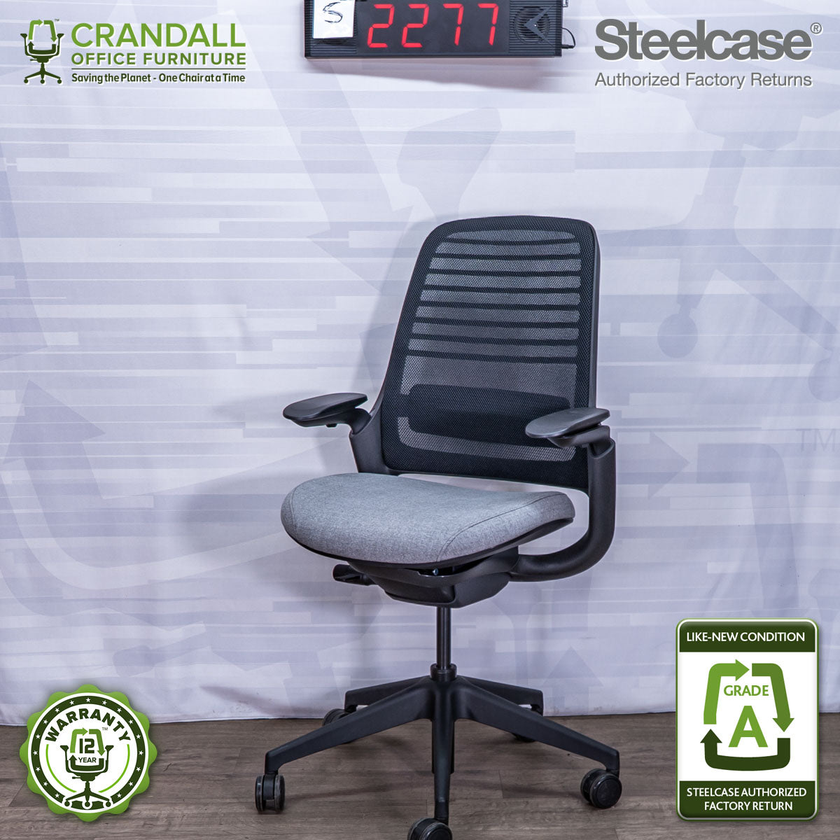 S-2277 - Steelcase Series 1 - Grade A – Crandall Office Furniture