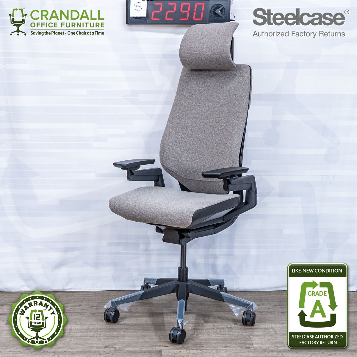 S-2290 - Steelcase Gesture - Grade A – Crandall Office Furniture