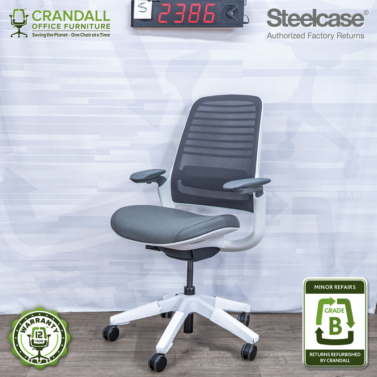 S-2386 - Steelcase Series 1 - Grade B – Crandall Office Furniture