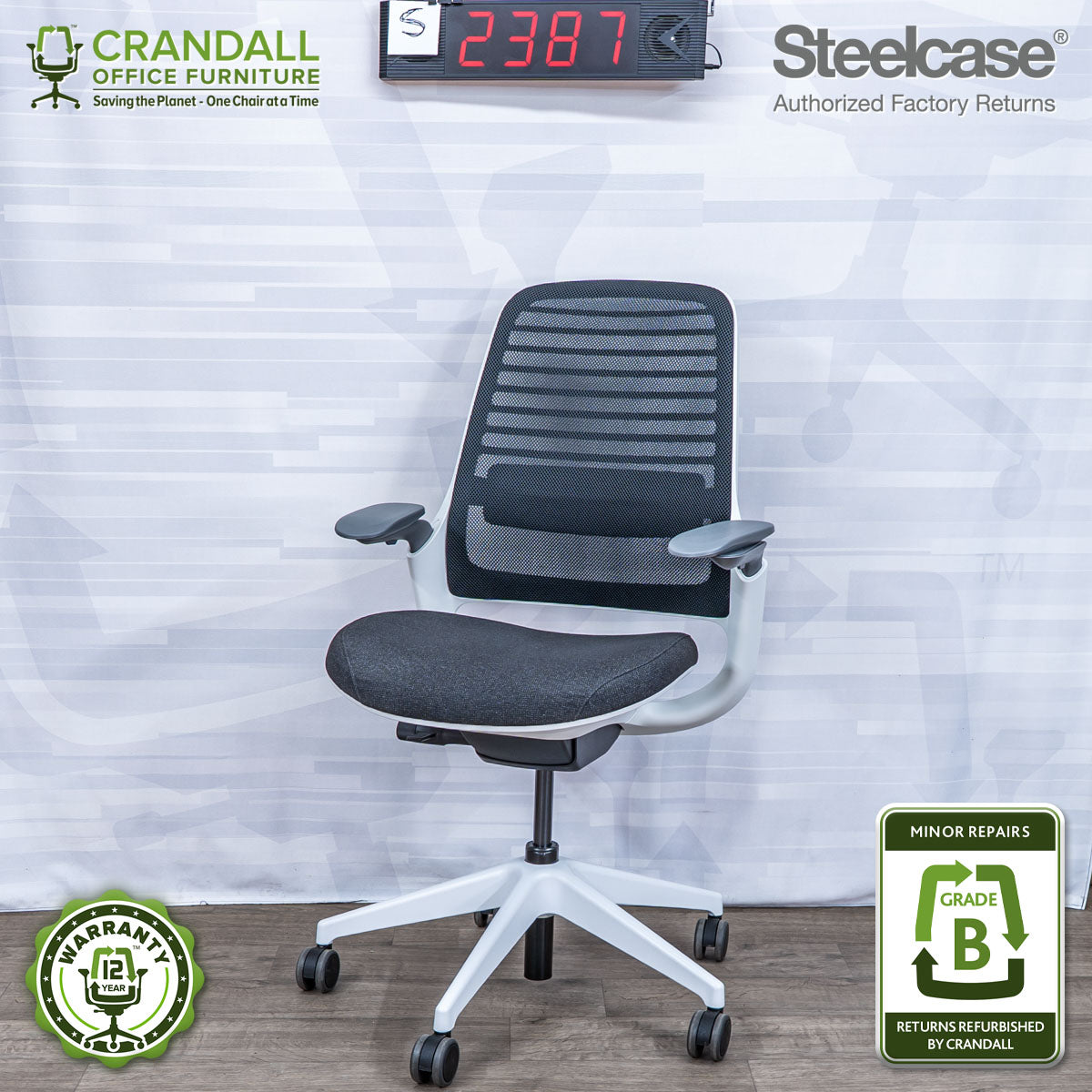 S-2387 - Steelcase Series 1 - Grade B – Crandall Office Furniture