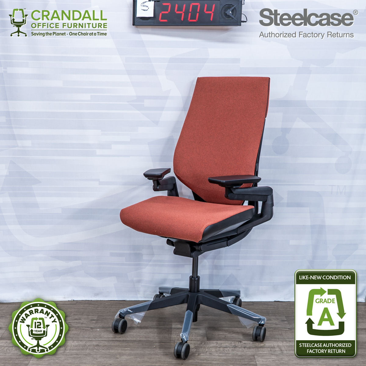 S-2404 - Steelcase Gesture - Grade A – Crandall Office Furniture