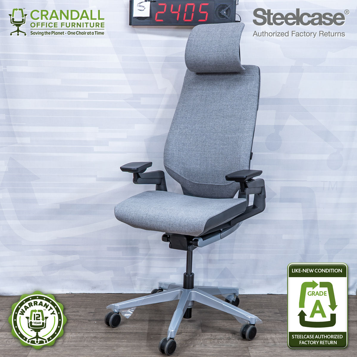 S-2405 - Steelcase Gesture - Grade A – Crandall Office Furniture