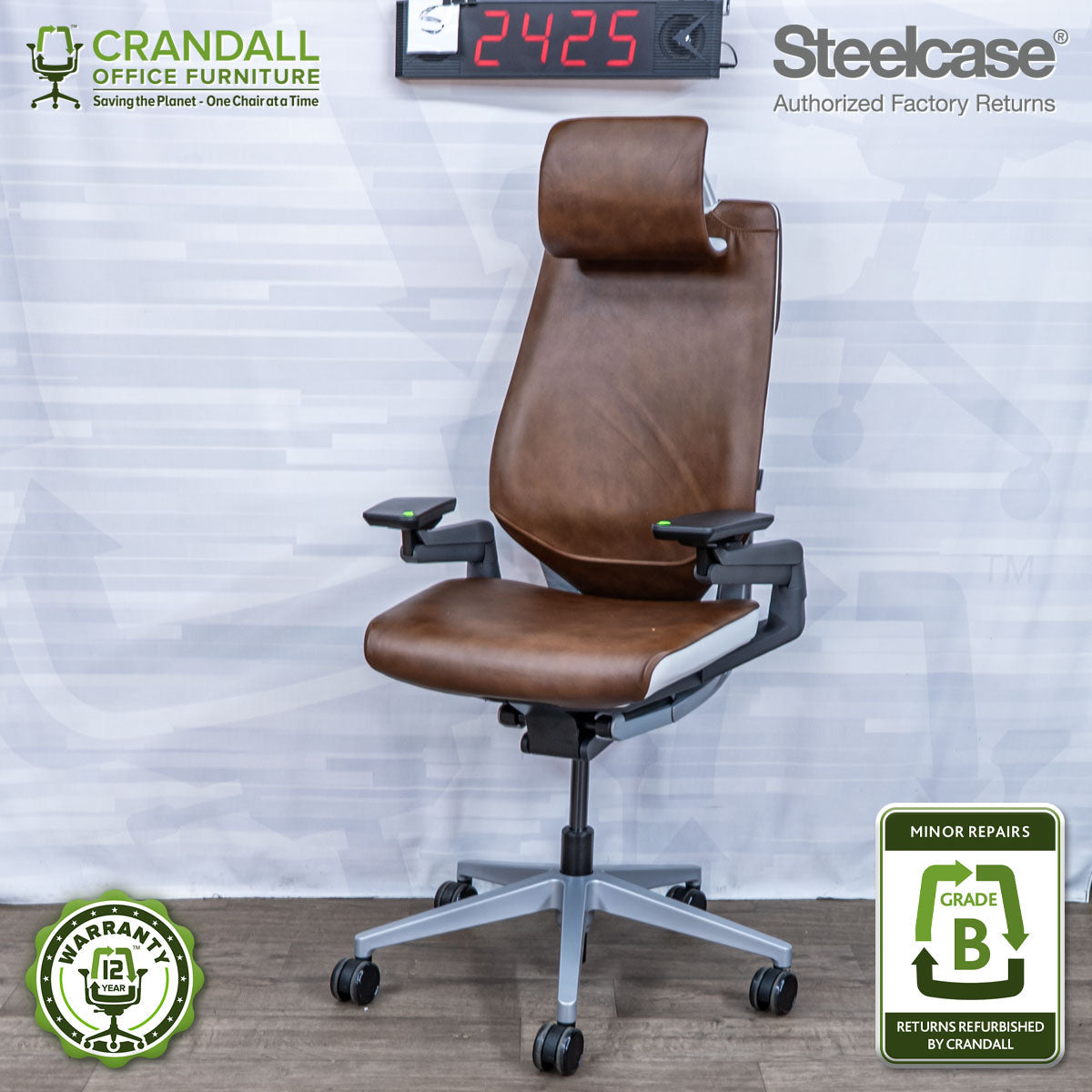 S-2425 - Steelcase Gesture - Grade B – Crandall Office Furniture