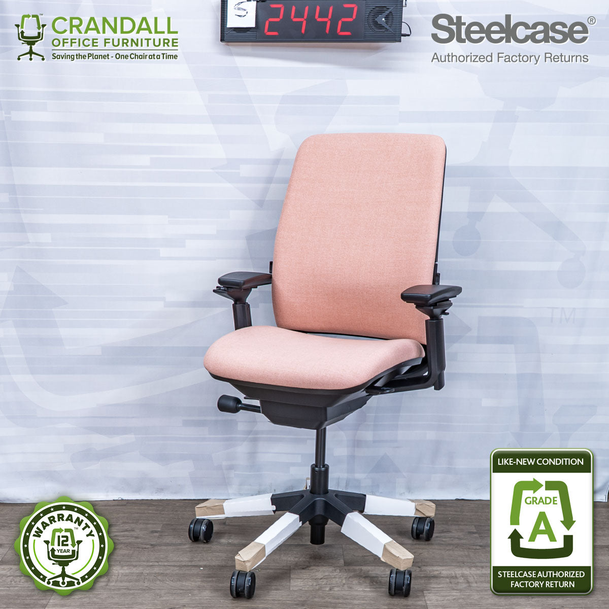 S-2442 - Steelcase Amia - Grade A – Crandall Office Furniture